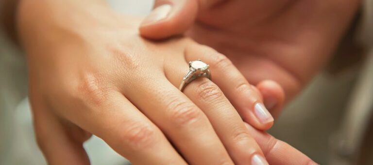 Should an Engagement Ring Leave a Mark on Your Finger? – Gems Of Royalty